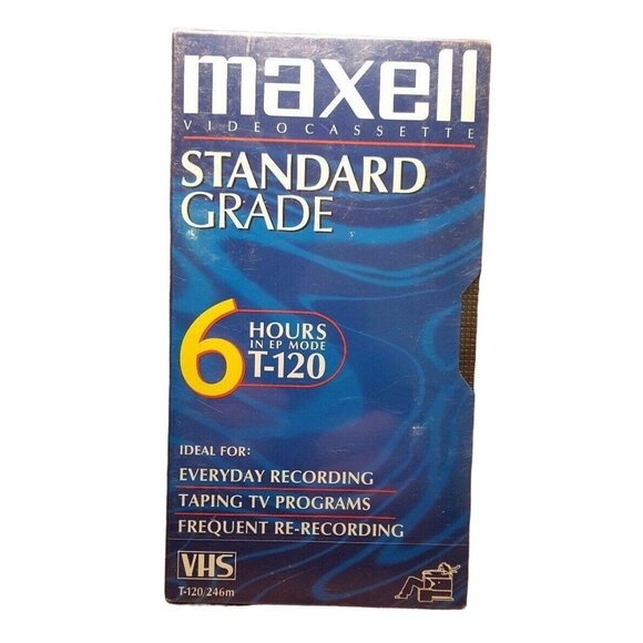 Maxell | Media | Maxell Video Cassette Standard Grade 6 Hours Vhs T2 ...